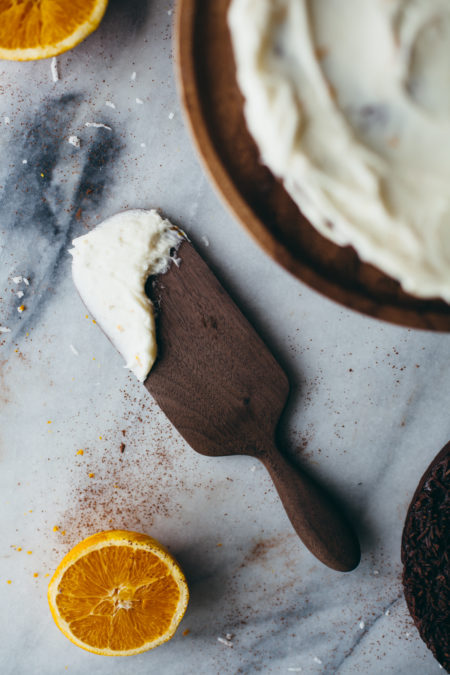Chocolate Macaroon Cake with Orange Buttercream (Passover Birthday Cake ...