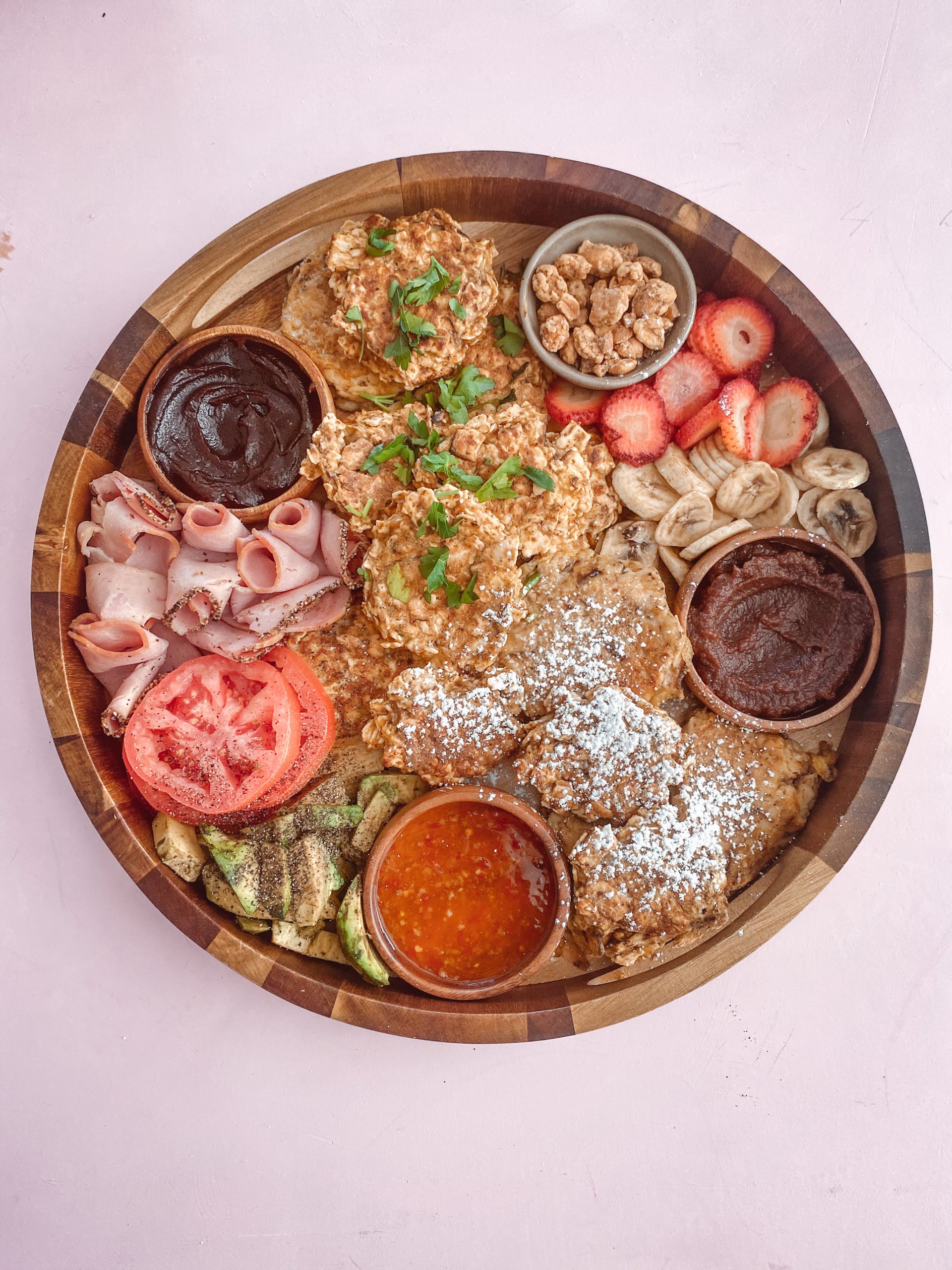 Passover Matzo Brei Board with Toppings - Kosher In The Kitch!